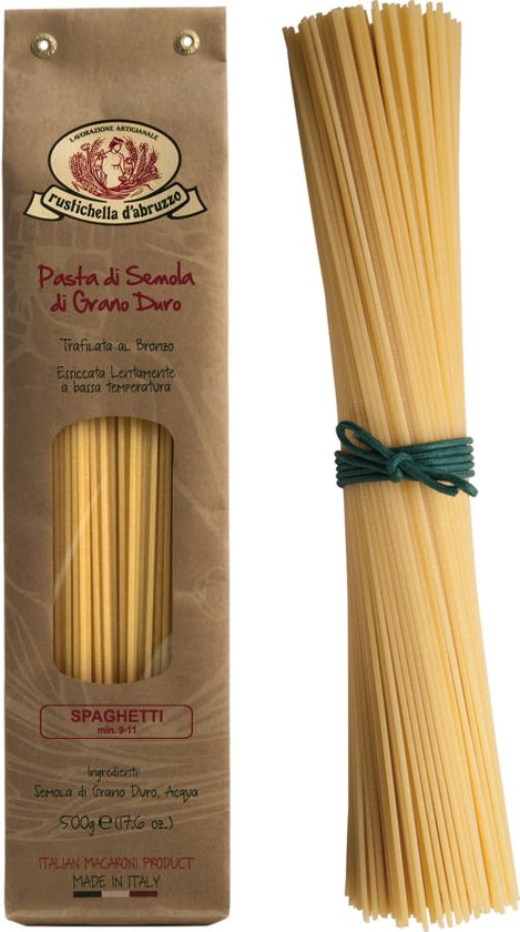 Spaghetti - 5 zakken x 500 gram - Pasta van Rustichella | bol.com
