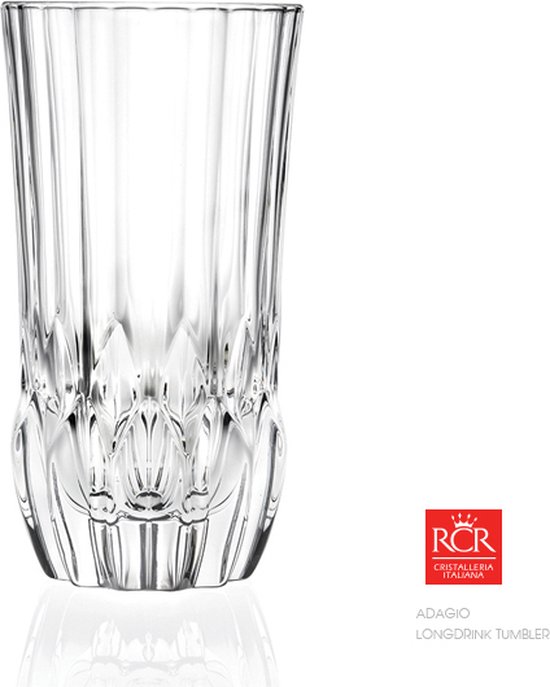 RCR CRYSTAL - ADAGIO SERIE - LONGDRINK - 6 stuks | bol