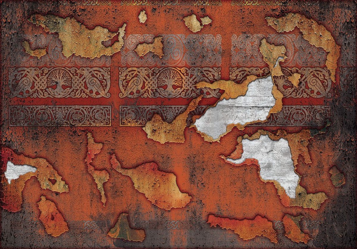 Fotobehang - Vlies Behang - Roest - Roestige Muur - 368 x 254 cm | bol.com