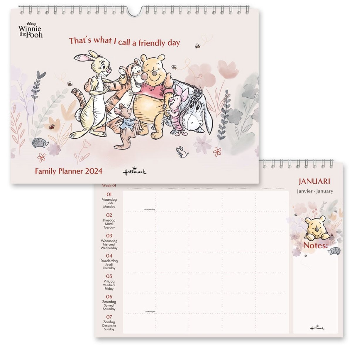 Hallmark - Familiekalender - 2024 - Disney - Winnie the pooh ...