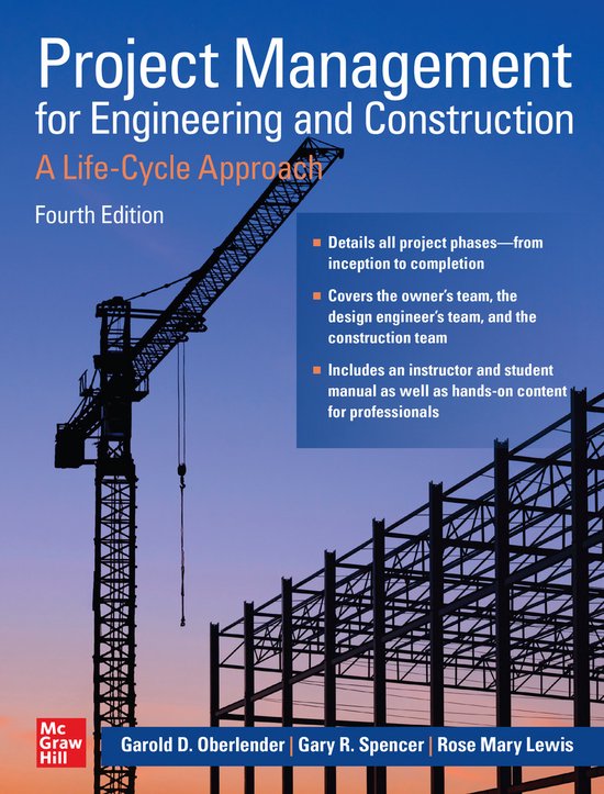 Project Management for Engineering and Construction: A Life-Cycle ...
