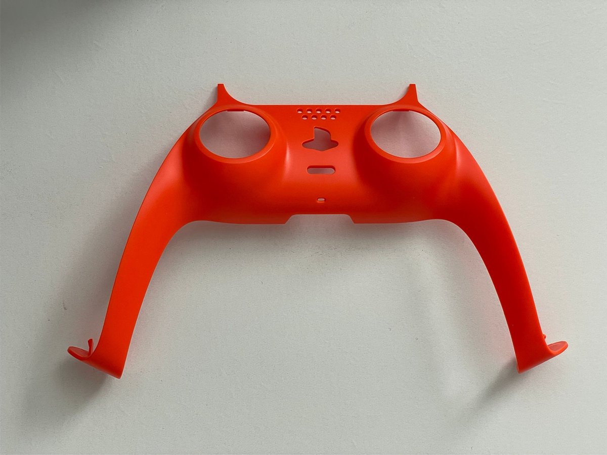 Playstation 5 controller plaat - Oranje - PS5 controller sierplaatje ...