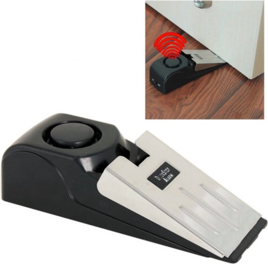Deurstopper met alarm / Ideaal voor in hotelkamers / Compact op ...