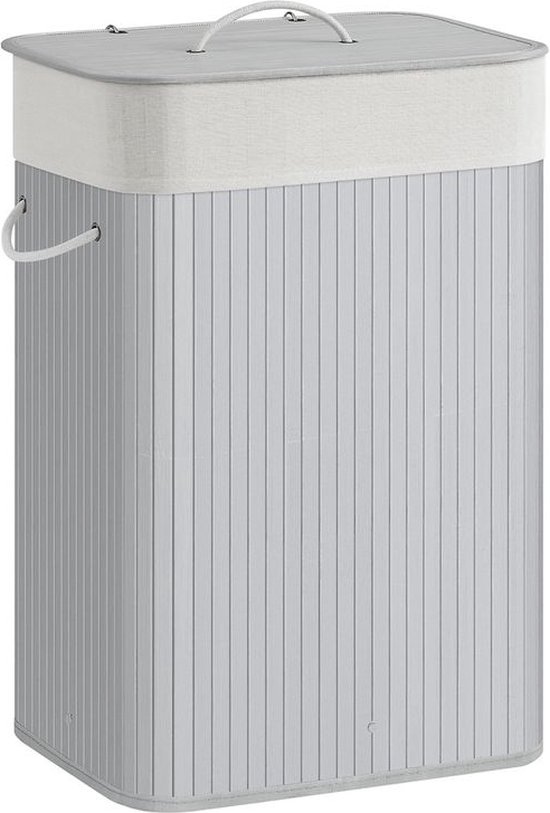 Wasmand - wasmand met deksel - 72 liter wasmand - wassorteerder ...