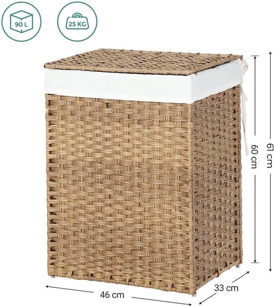 Wasmand - kledingmand - wasmand - opbergmand - inklapbare wasmand ...