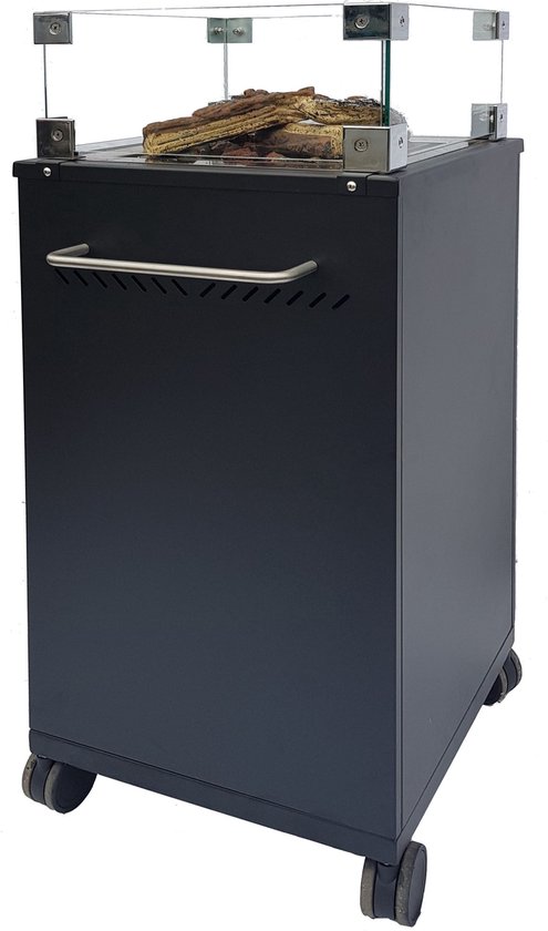 Happy Cocooning vuurtafel Move vierkant (zwart) | bol