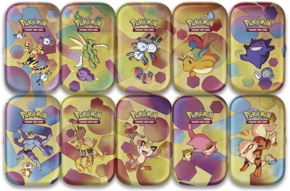 Pokémon TCG Scarlet & Violet 151 Mini Tin Display - 10 Mini Tins ...