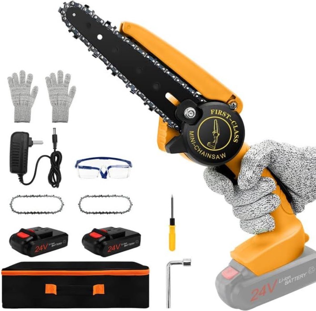 Bolture Mini Kettingzaag - Kettingzaag Accu - Kettingzaag Electrisch ...