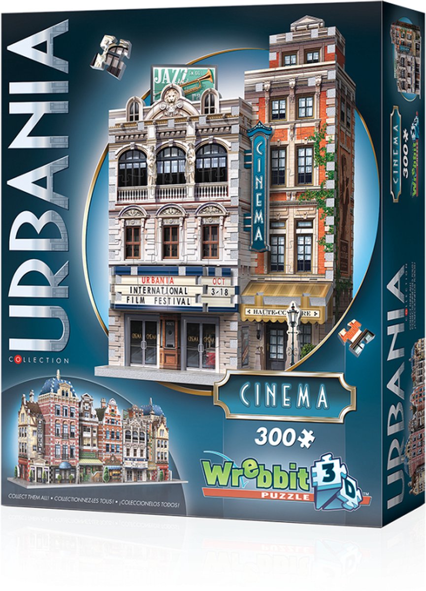 Wrebbit Wrebbit 3D Puzzle - Urbania Cinema (300) | bol