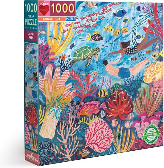 eeBoo Coral Reef (1000) | bol