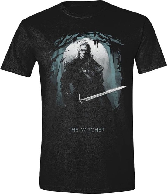 PCMerch The Witcher - Geralt Of The Night Heren T-shirt - L - Zwart | bol