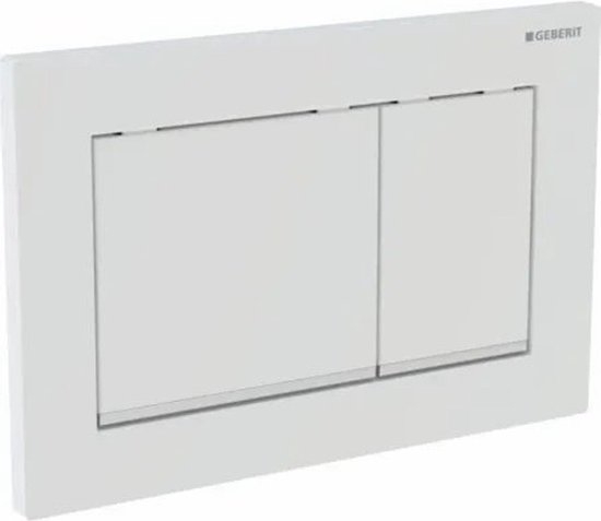 Geberit Omega 30 bedieningspaneel mat wit voor Geberit Omega ...