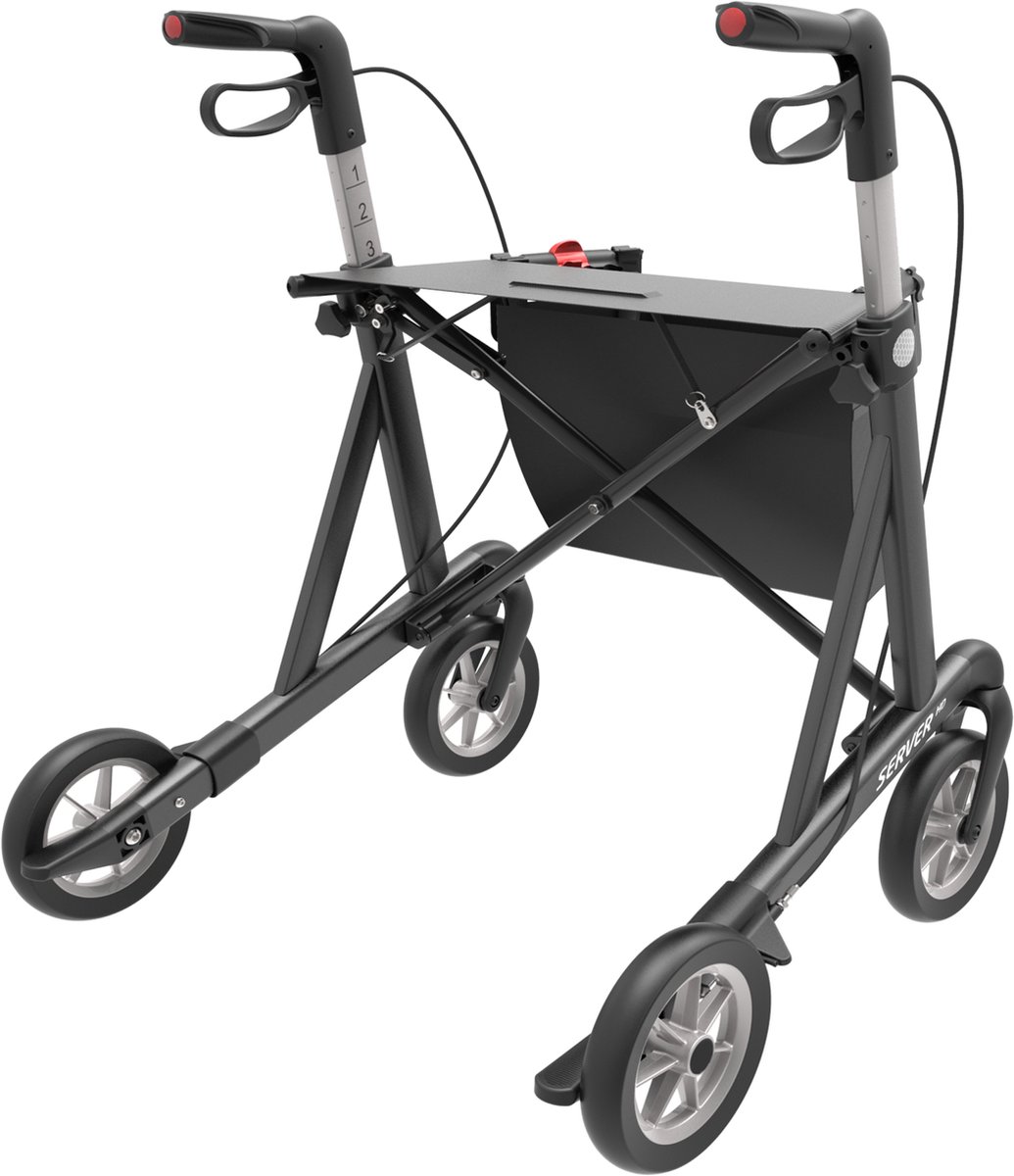 Rehasense Server HD Lichtgewicht XXL Rollator – Extra Brede Rollator | bol