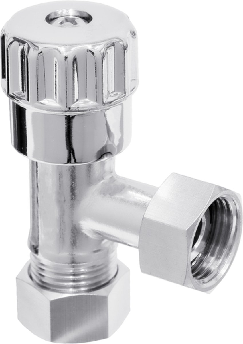 Sanivesk hoekstopkraan metaal 3/8"x12mm | bol