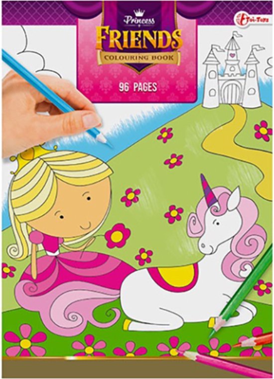 Princess Friends Kleurboek 96 bladzijden | bol