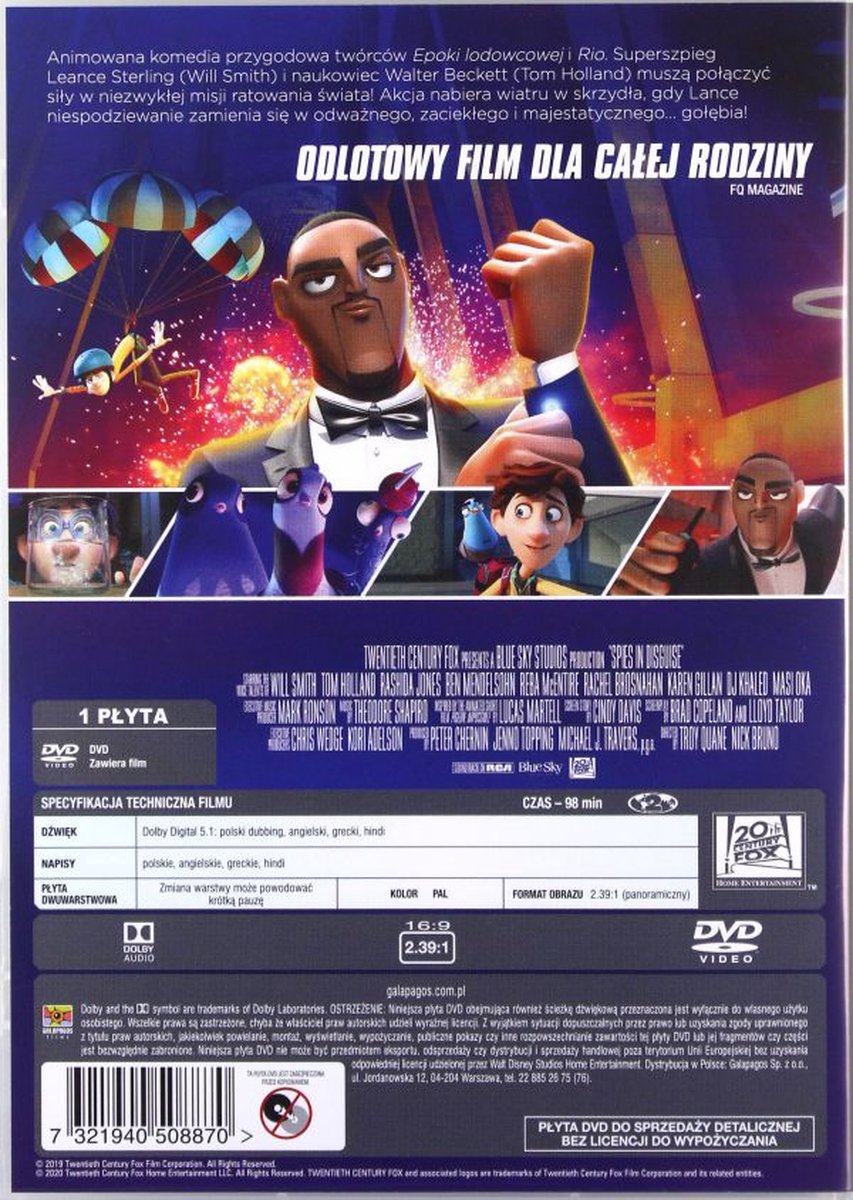 Spies in Disguise [DVD] (Dvd), Claire Crosby | Dvd's | bol.com