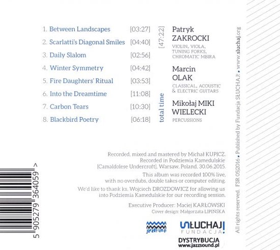 Marcin Olak & Patryk Zakrocki & Mikołaj Wielecki: Spontaneus Chamber ...