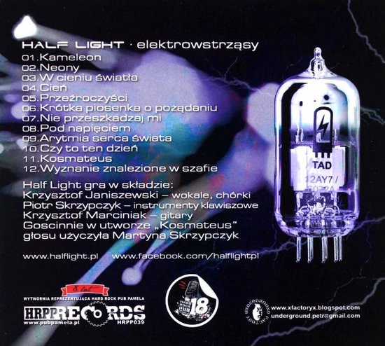 Half Light: Elektrowstrząsy [CD], Half Light | Muziek | bol