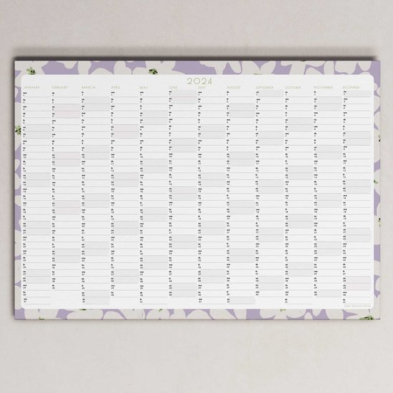 Jaarplanner 2024 - Bold Flowers | bol