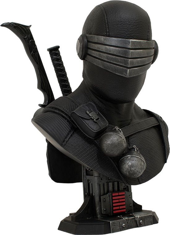 G.I. Joe Legends in 3D Bust 1/2 Snake Eyes 25 cm | bol