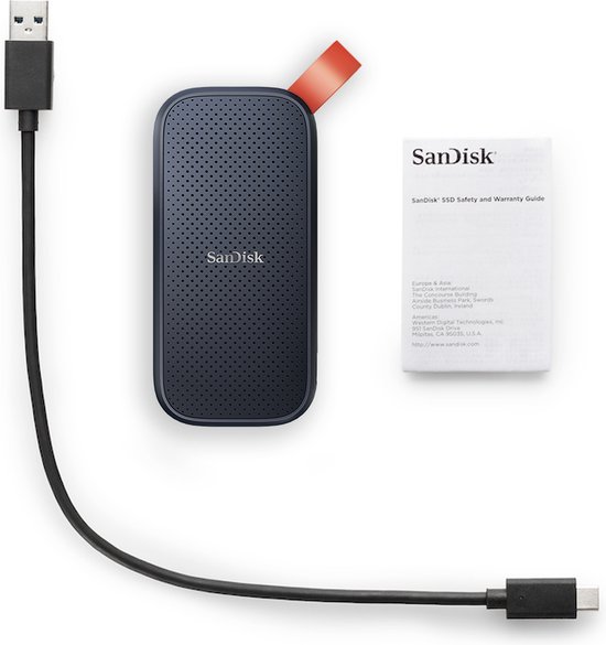 SanDisk SSD Portable - Externe SSD - 800MB/s - USB 3.2 Gen 2 - 2TB | bol