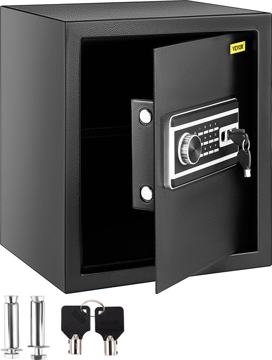 VEVOR Elektronische Kluis van Q235 Staal-1,7 Kubieke-Digitale Kluis met ...