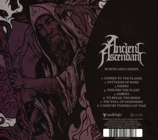 Ancient Ascendant - Echoes And Cinder (CD), Ancient Ascendant | Muziek ...