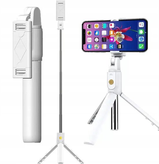 Selfie Stick Universeel met Afstandsbediening - 3in1 SelfieStick ...