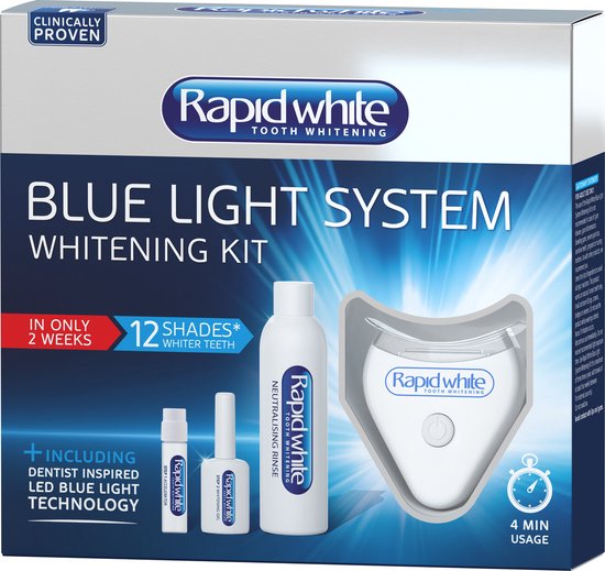 Rapid White Blue Light Tandenbleek Systeem | bol