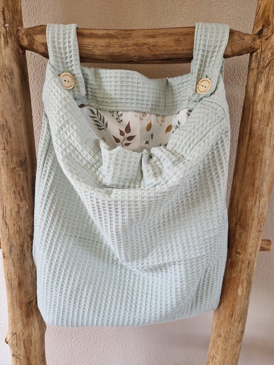 Boxzak - Boxopbergzak / Licht oud groen - Blaadjes / Baby Creaties | bol