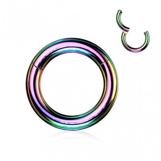 Clicker ring regenboog 3 x 12 mm | bol
