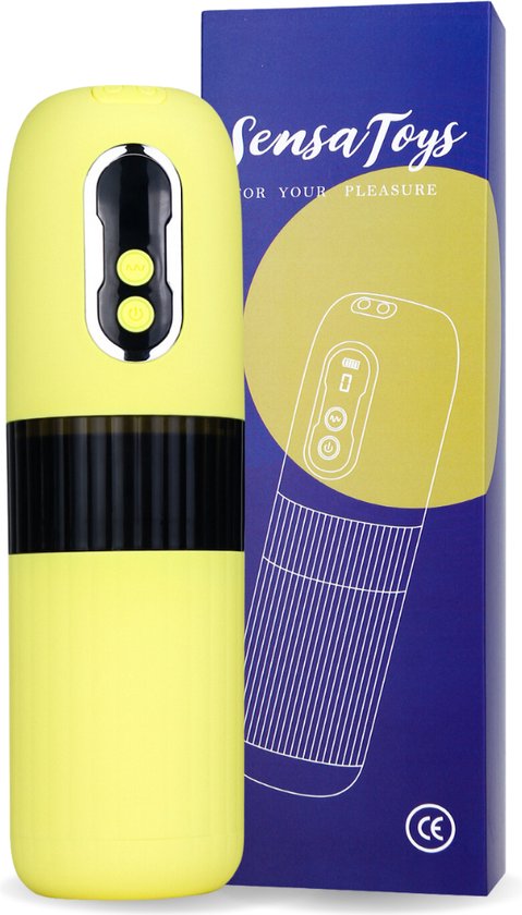 Sensatoys® Masturbator Voor Man Pocket Pussy Blowjob Simulator
