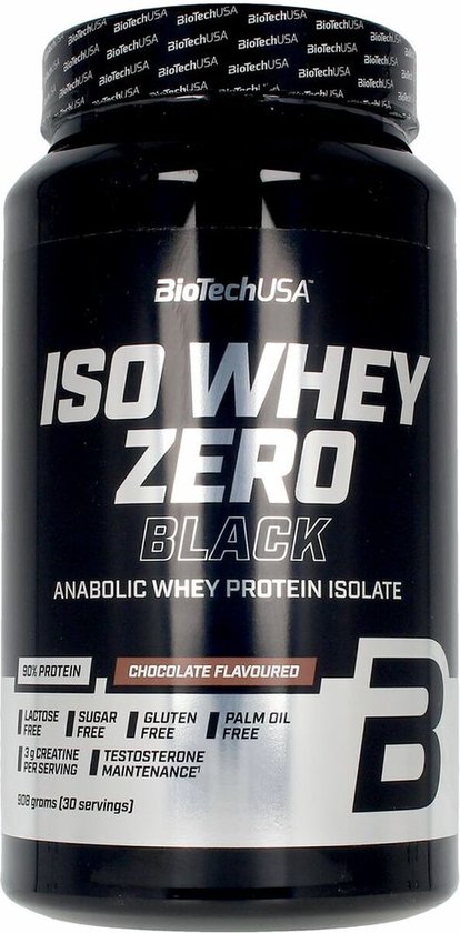 Protein Poeder - Iso Whey Zero Black - 908g - BiotechUSA - Chocolade ...