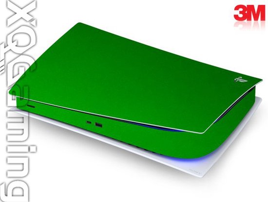 XQGaming PS5 Digital Skin - Metallic Groen Envy | bol.com