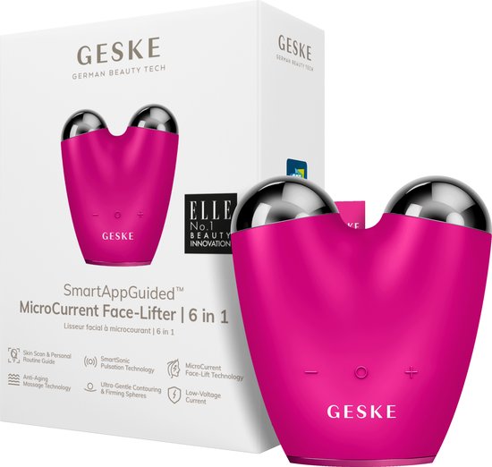 GESKE | SmartAppGuided™ SmartAppGuided™ MicroCurrent Face Lifter | 6 op ...
