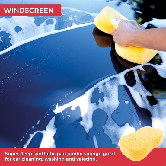 Spons voor de auto, groot, voor het wassen van de auto en het wassen ...