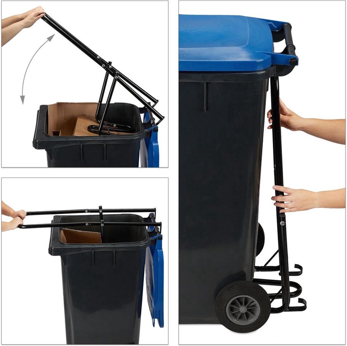 Vuilnis stamper - afvalstamper - container pers - afvalpers opvouwbaar ...