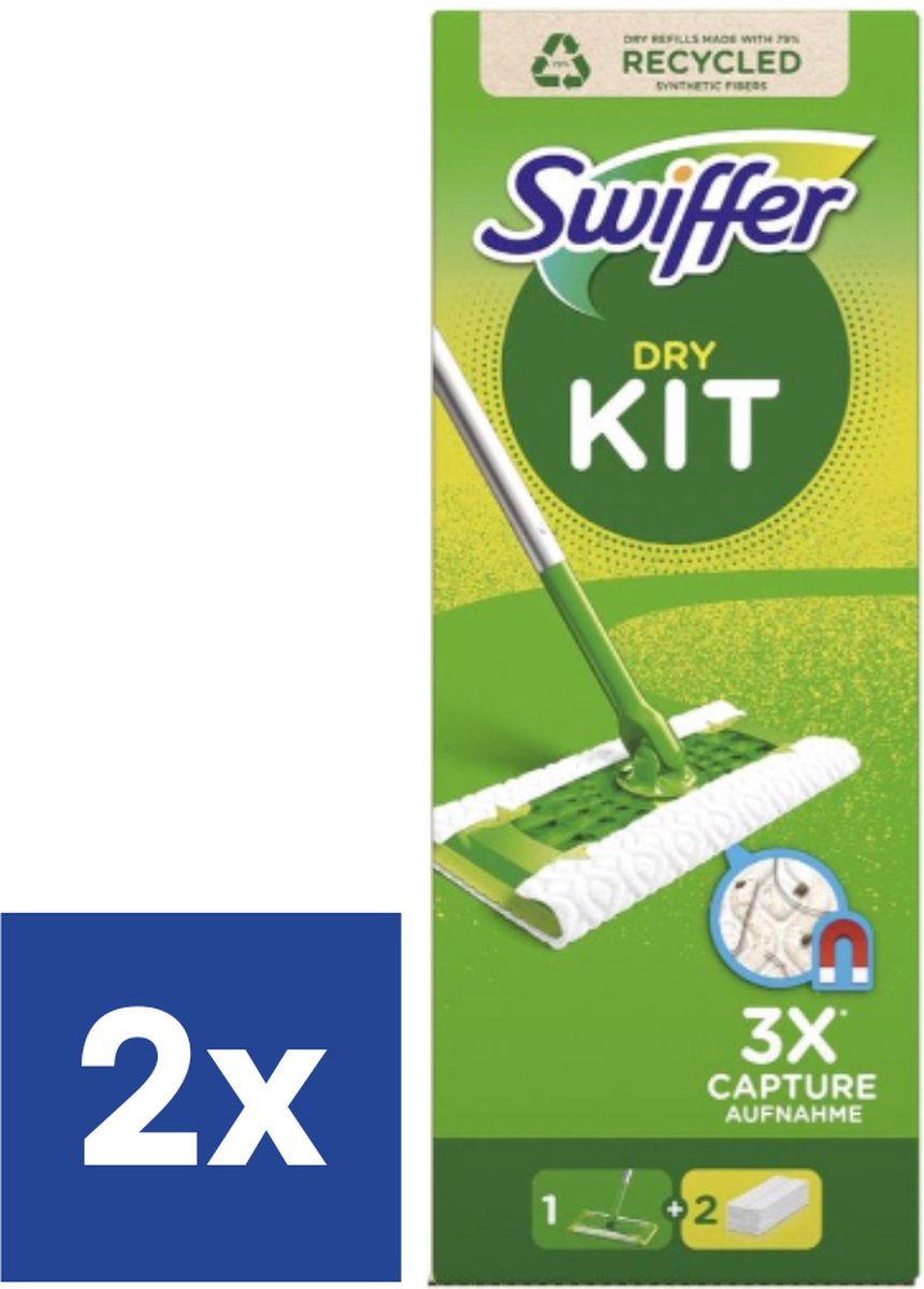 Swiffer Vloerwisser Starter Set - 2 stuks | bol