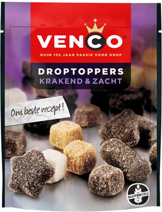 Venco | Droptoppers | Krakend & Zacht | 10x 205 gram | bol