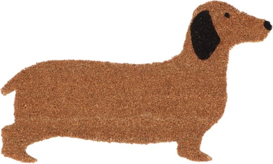 Esschert Design - Deurmat 'Teckel' - Kokos | bol