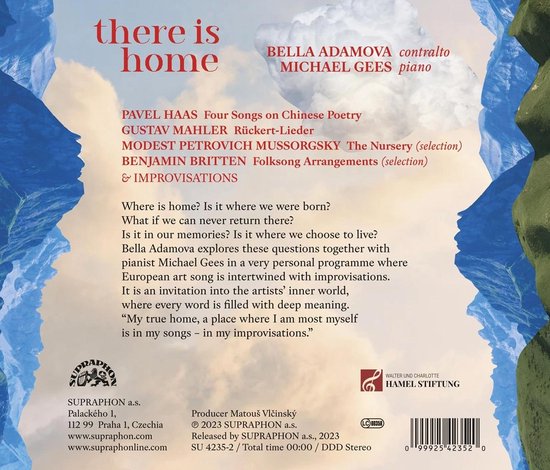 Bella Adamova, Michael Gees - Britten, Haas, Mahler & Mussorgsky: There ...