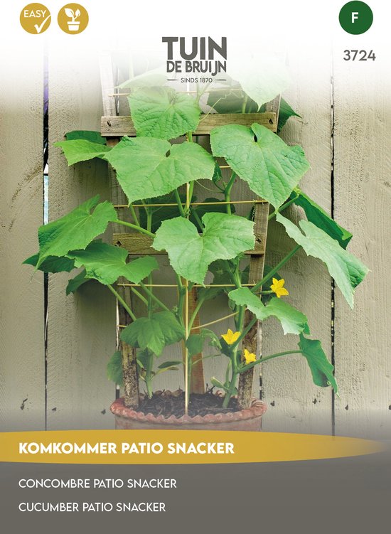 Tuin de Bruijn® zaden - Komkommer Patio Snacker F1 - eenvoudige teelt ...