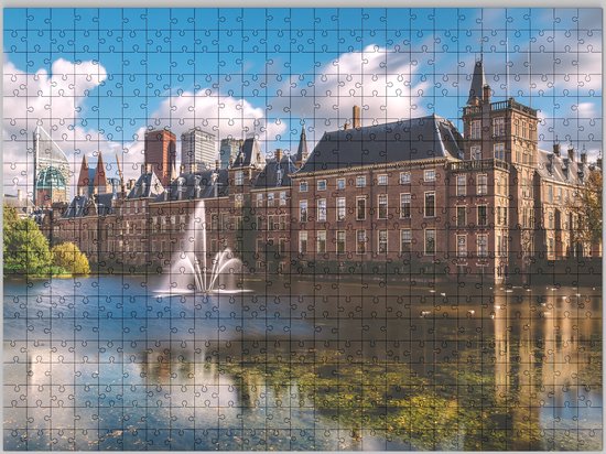 Binnenhof Gebouw Den Haag Puzzel - Iconisch Parlement Tafereel van 1000 ...