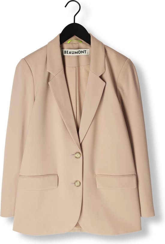 Beaumont Ash Blazer Natural - Blazer Voor Dames - Beige - 36 | bol.com
