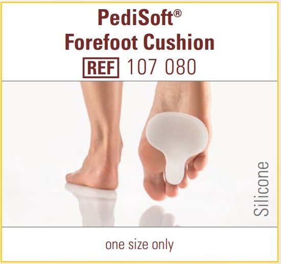 Bort Pedisoft voorvoetkussen + teenspreider in silicone, 107080, per ...