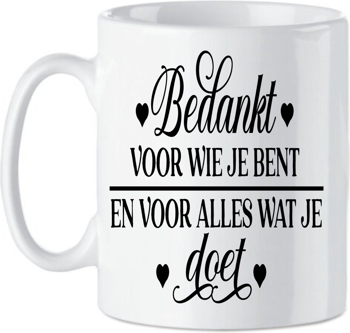 Koffie beker - thee mok bedankt voor alles wat je doet - collega | bol