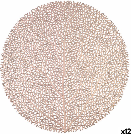 Individueel tafelkleed Quid Habitat Boomstructuur Brons 38 cm (Pack 12x ...