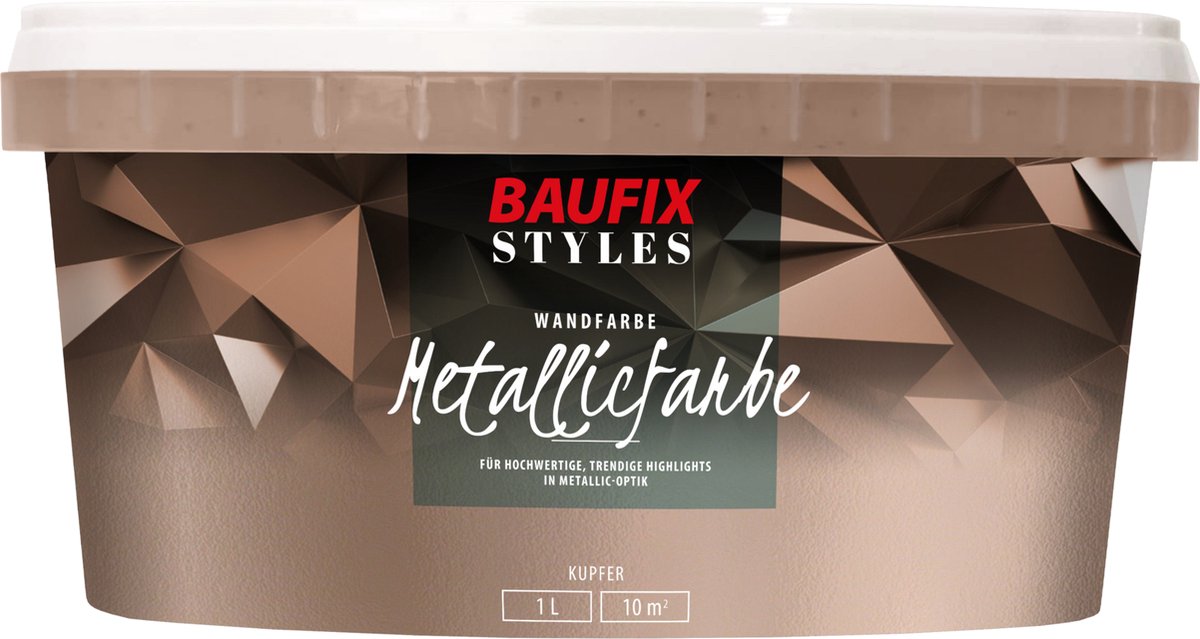 BAUFIX Metallic Verf koper 1 Liter | bol