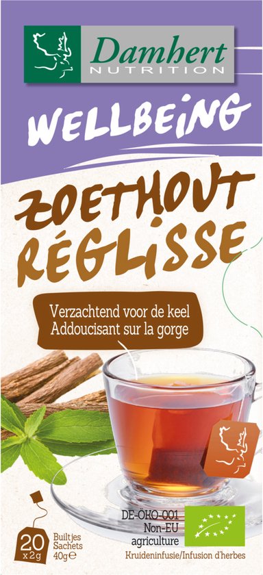 Damhert Tea time zoethout thee bio (20st) | bol