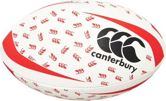 Canterbury Thrillseeker Rugby Ball Wit / Rood 3 | bol